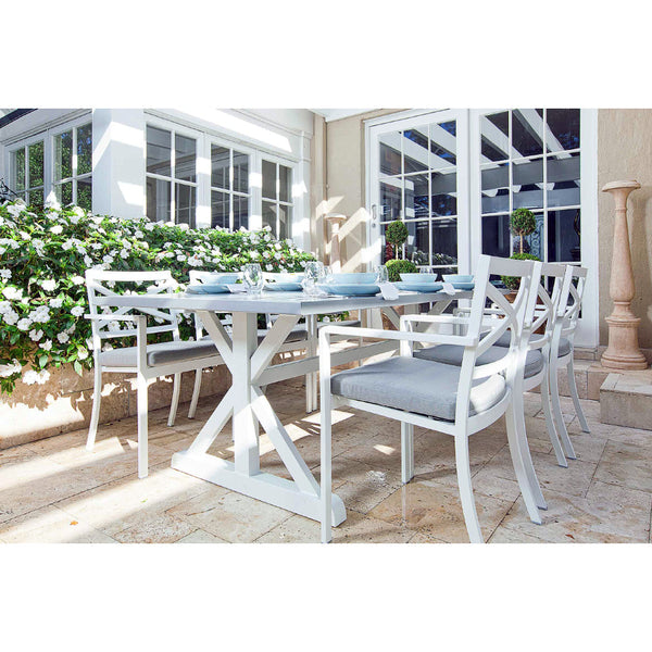 Bridgeport 7 Piece Outdoor Dining Setting - Moores Homemakers